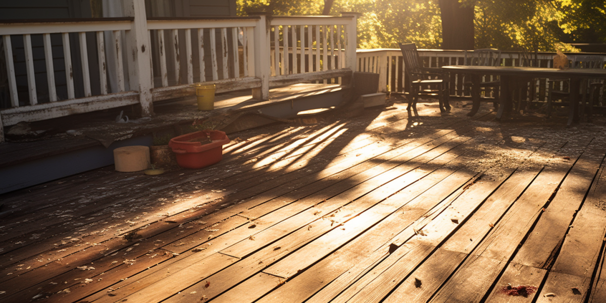 Sun-Damaged Cedar Decks in Cambria's Sunny Summers - Rogall
