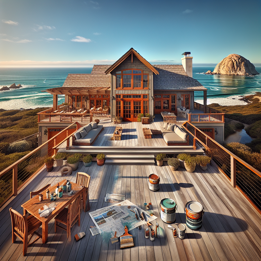 How to Paint a Deck in Morro Bay - Rogall